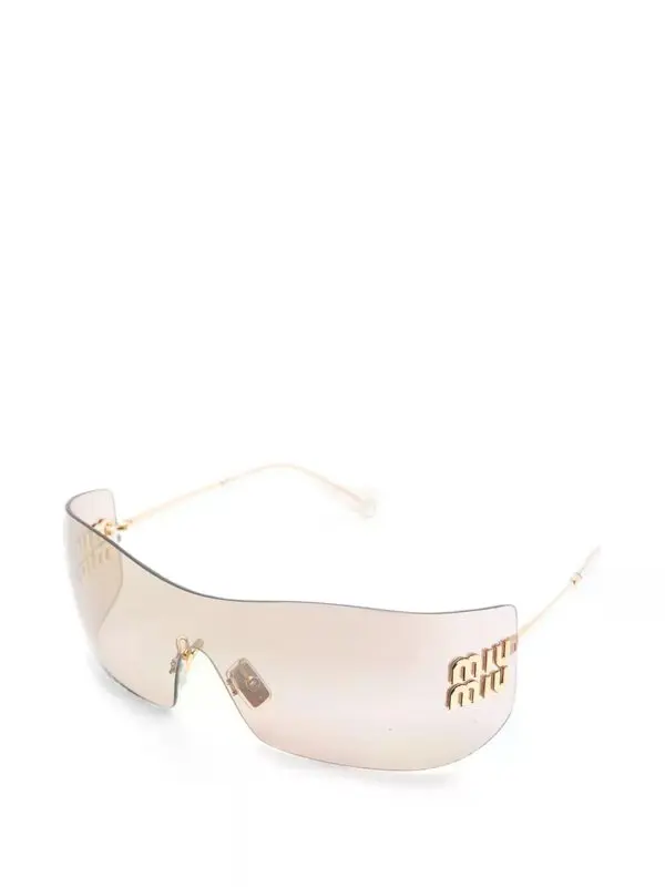 Miu Miu Logo-plaque Sunglasses