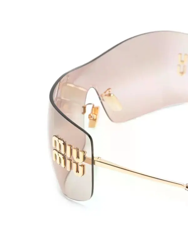 Miu Miu Logo-plaque Sunglasses