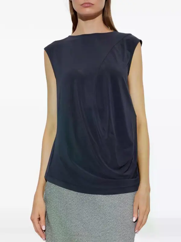 Issey Miyake Draped Sleeveless Top