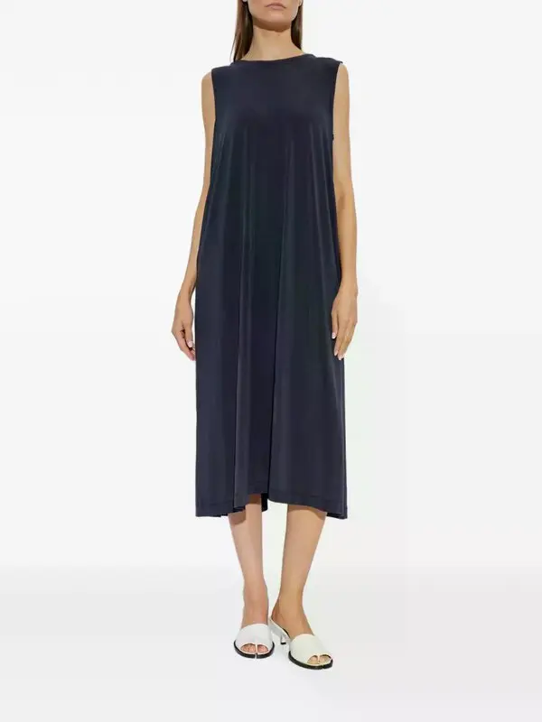 Issey Miyake Drape Pocket-detail Midi Dress