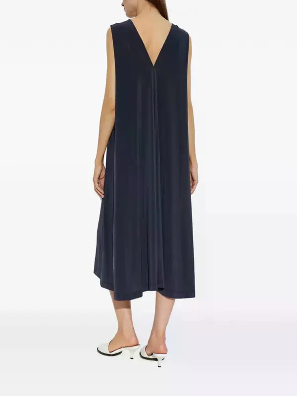 Issey Miyake Drape Pocket-detail Midi Dress