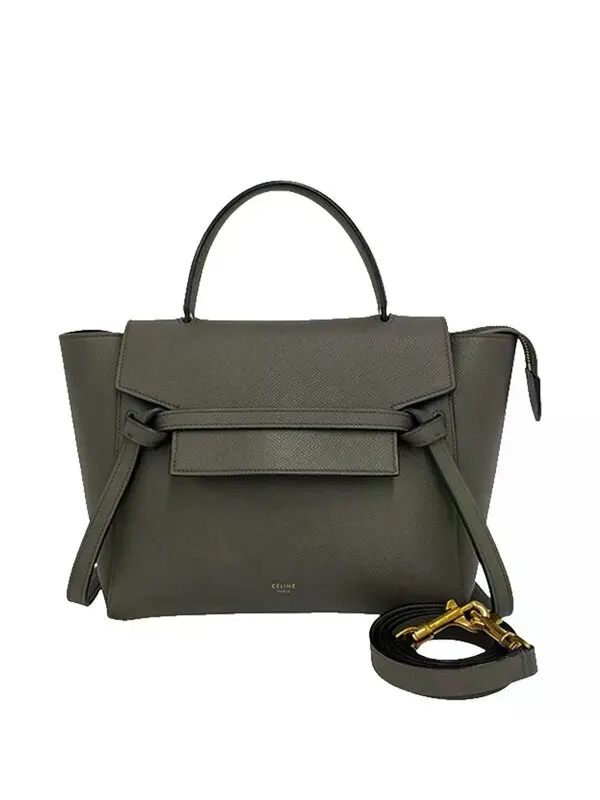 Celine 2017 Nano Grained Calfskin Belt Bag Satchel