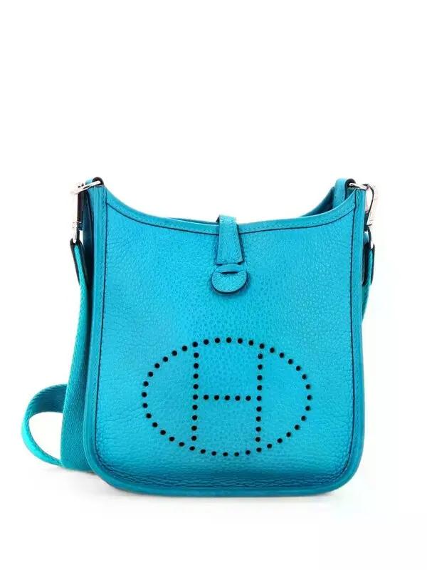 Hermès Evelyne Bag Gen Iii Clemence Tpm Crossbody Bag - Blue