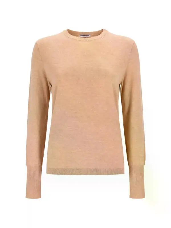 Aspesi Crew-neck Long-sleeve Sweater - Neutrals