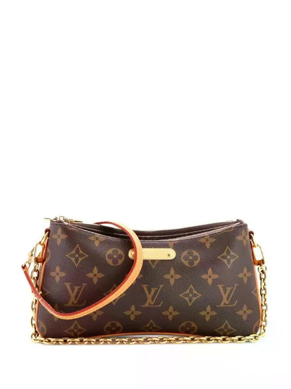 LOUIS VUITTON Liv Pochette Monogram Canvas Cross Body Bag - Brown