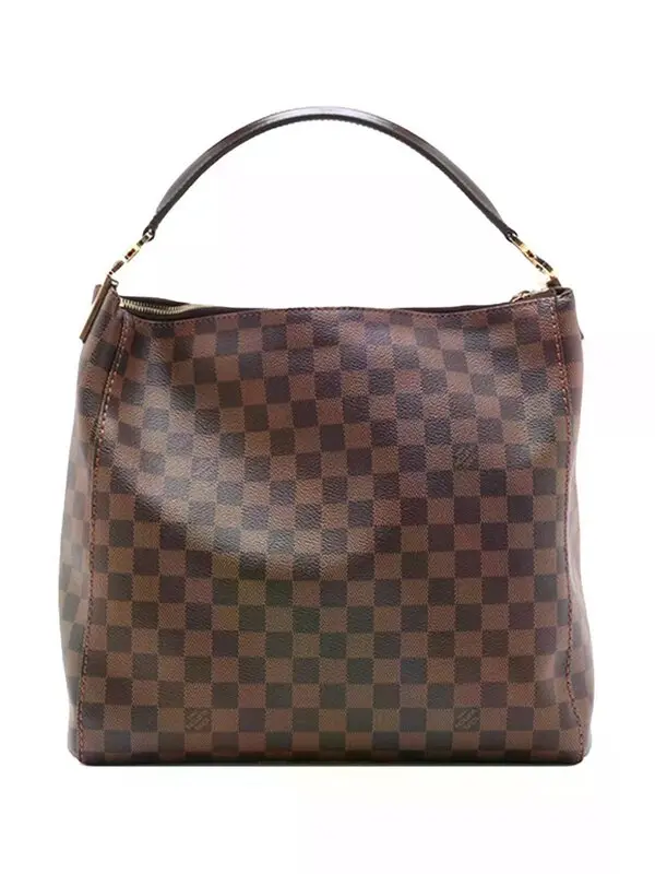 LOUIS VUITTON 2014 Damier Ebene Portobello Pm Shoulder Bag