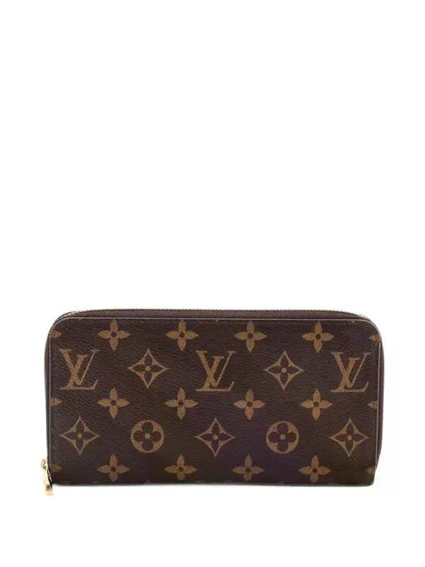 LOUIS VUITTON Zippy Wallet Monogram Canvas Small Wallets