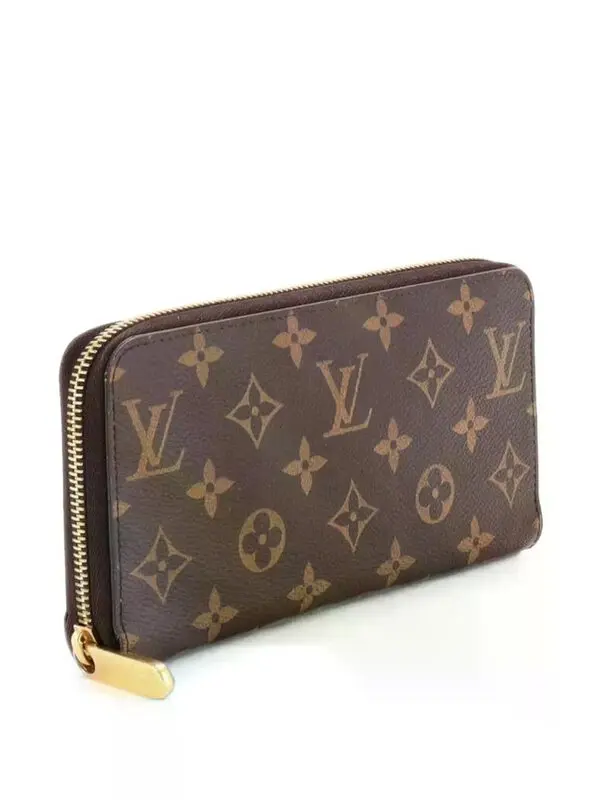 LOUIS VUITTON Zippy Wallet Monogram Canvas Small Wallets