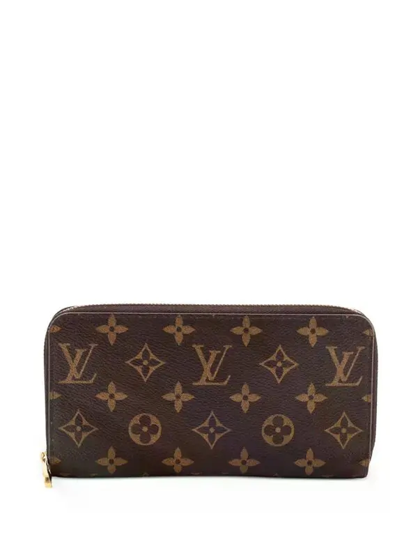 LOUIS VUITTON Zippy Wallet Monogram Canvas Small Wallets - Brown