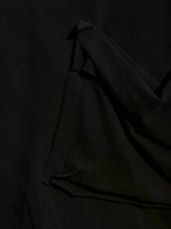 Yohji Yamamoto Oversized Draped-pocket T-shirt