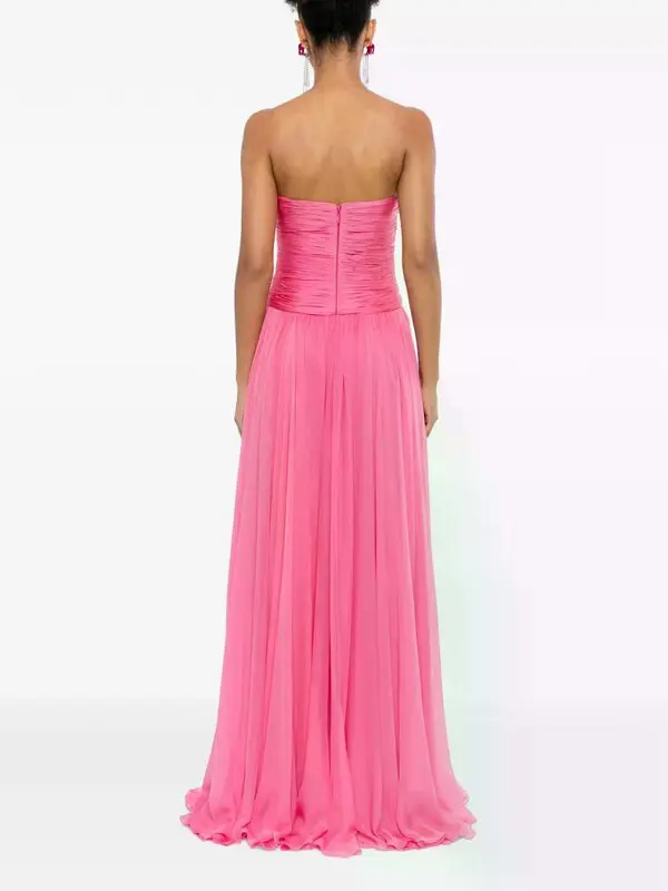 Zuhair Murad Strapless Silk-chiffon Gown