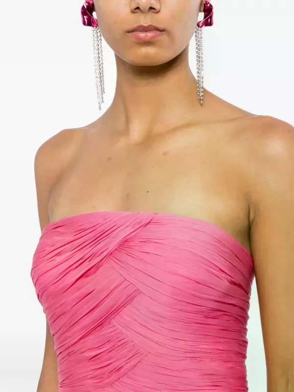 Zuhair Murad Strapless Silk-chiffon Gown
