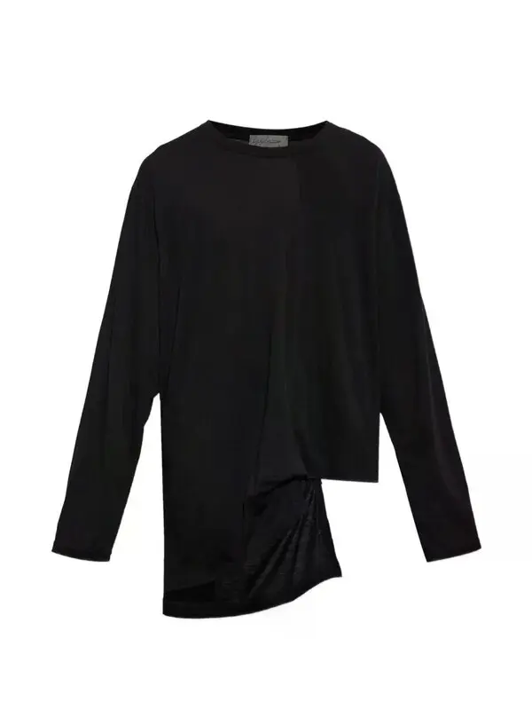 Yohji Yamamoto Asymmetric Long-sleeve T-shirt