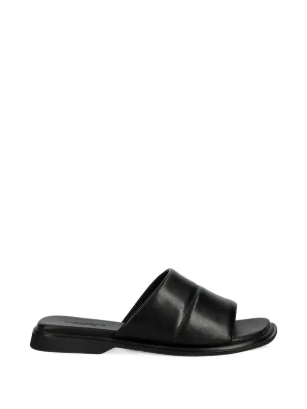 VAGABOND SHOEMAKERS Padded Square-toe Sandals - Black