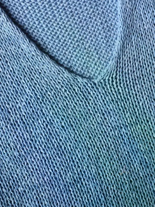 ROBERTO COLLINA Ribbed-knit V-neck Tank Top