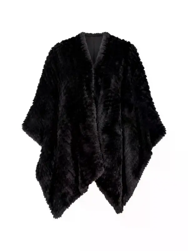 Pinko Faux-fur Open-front Cape