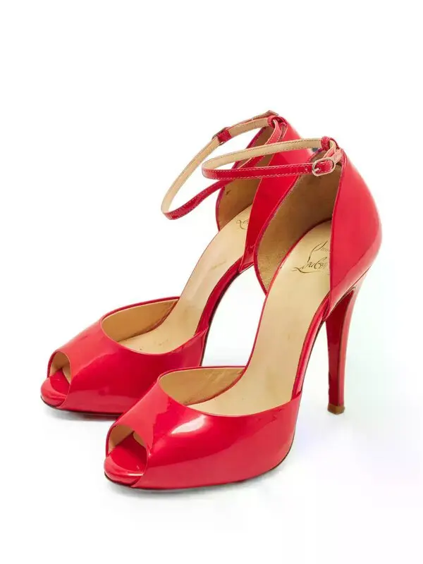 CHRISTIAN LOUBOUTIN Claudia Peep-toe D'orsay Pumps