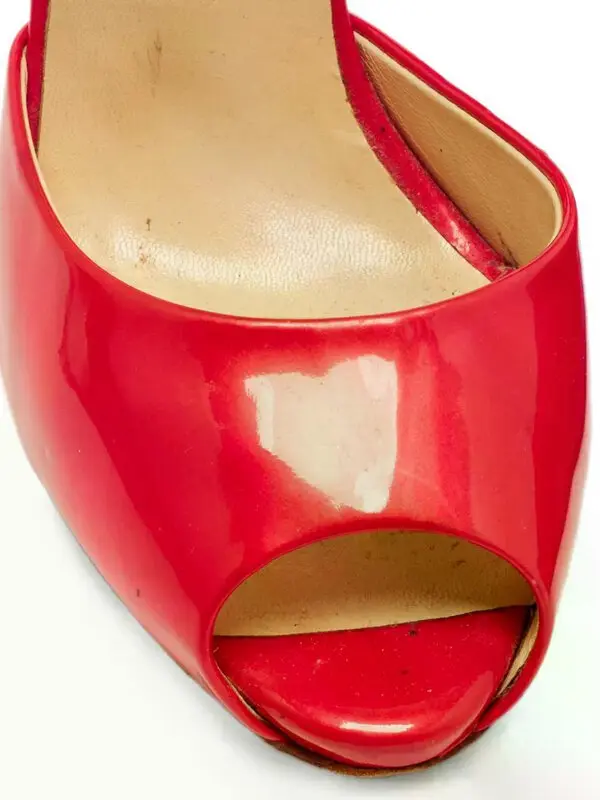 CHRISTIAN LOUBOUTIN Claudia Peep-toe D'orsay Pumps
