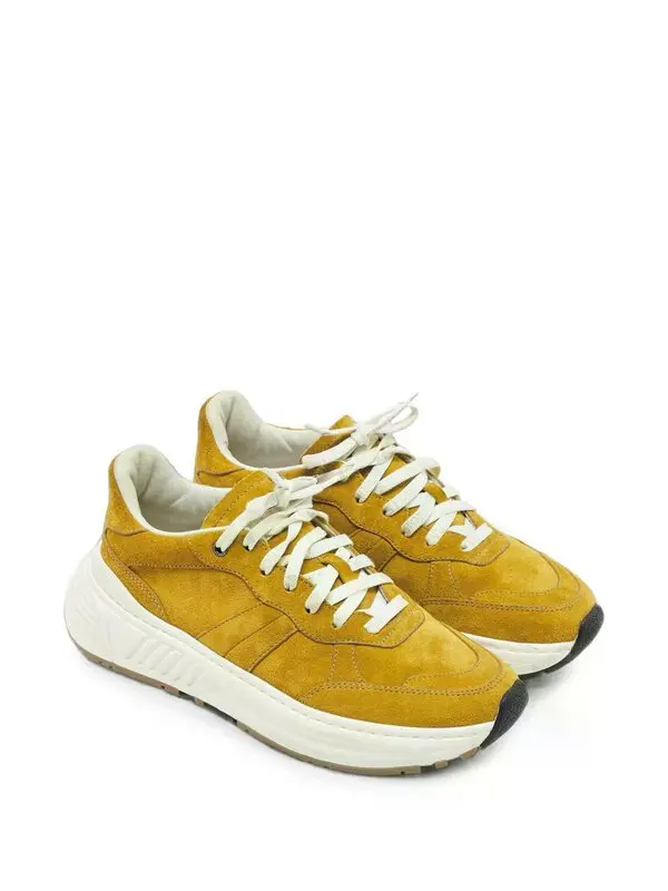 Bottega Veneta Speedster Lace-up Sneakers - Yellow