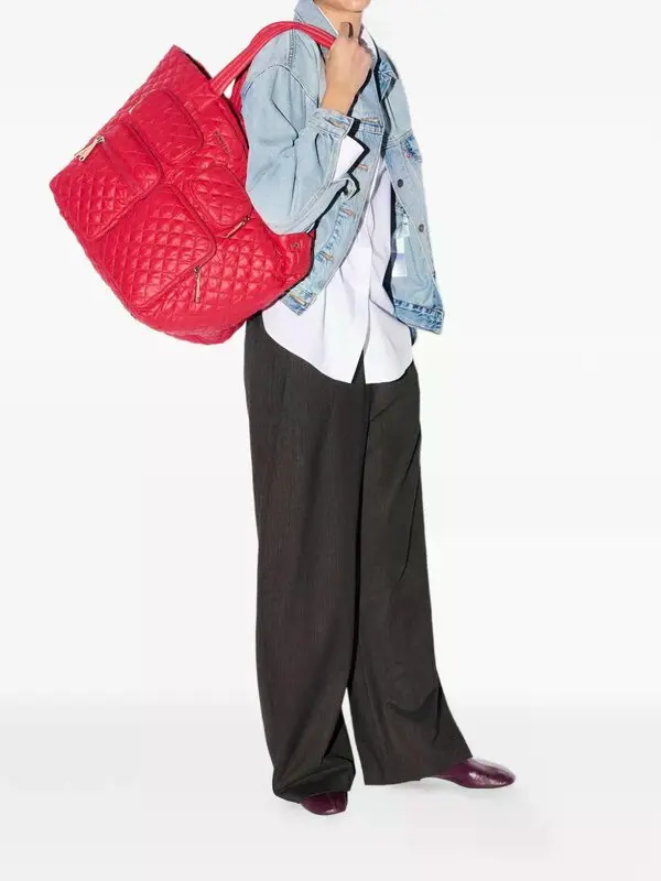 Mz Wallace Large Metro Travel Quilted Tote Bag