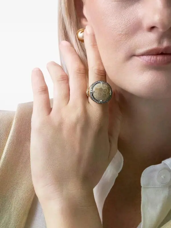 PARULINA Coral Diamond Ring