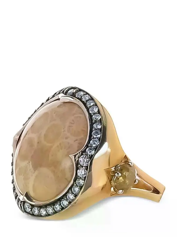PARULINA Coral Diamond Ring