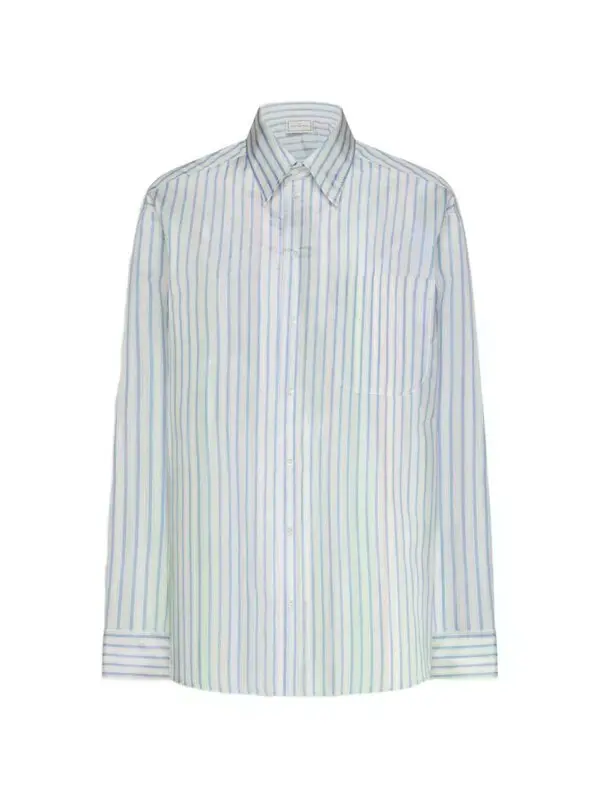 PIERRE-LOUIS MASCIA Striped Silk Shirt