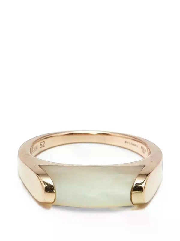 BVLGARI Mother Of Pearl Tronchetto Ring