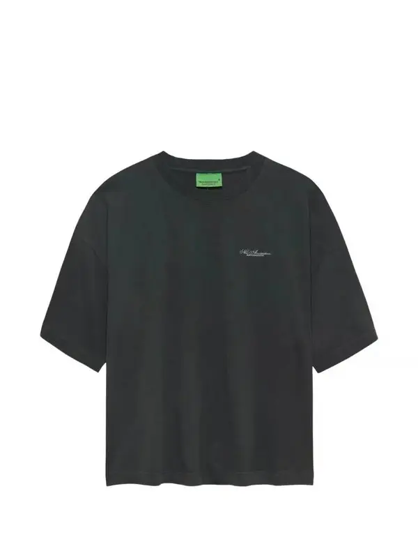 NEW AMSTERDAM SURF ASSOCIATION Logo-embroidered Shell-motif T-shirt