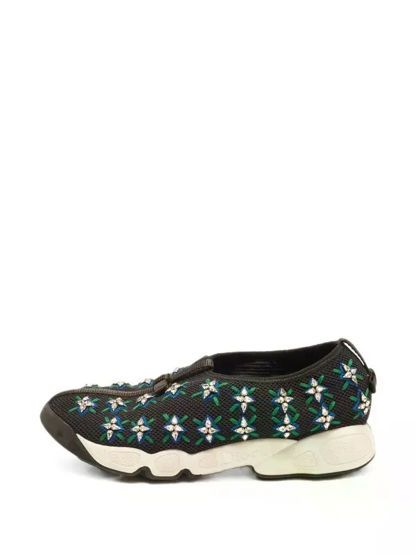 Dior Fusion Crystal-embellished Sneakers