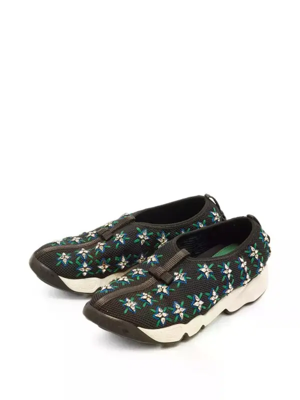 Dior Fusion Crystal-embellished Sneakers