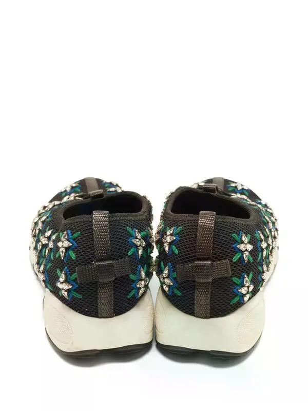 Dior Fusion Crystal-embellished Sneakers - Black