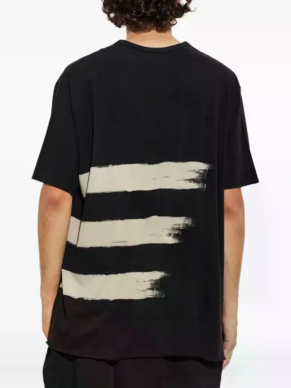 Yohji Yamamoto Brushstroke-print T-shirt