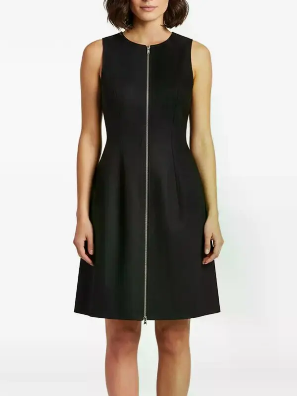 Alaïa Zipper Fit-and-flare Mini Dress