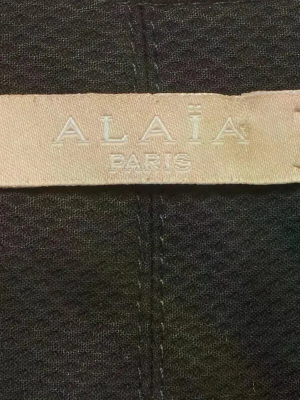 Alaïa Zipper Fit-and-flare Mini Dress