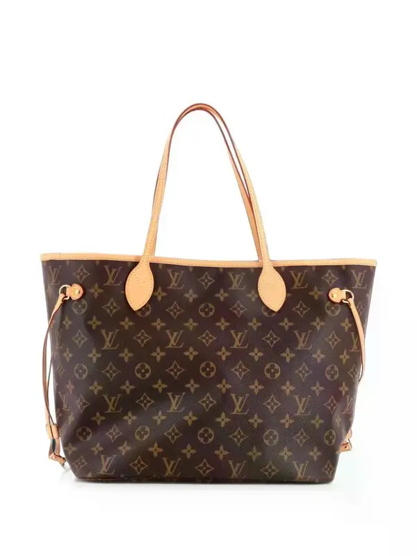 LOUIS VUITTON Neverfull Monogram Canvas Mm Tote Bag - Brown