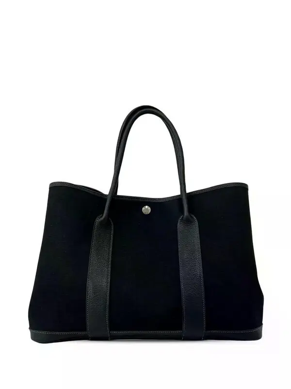 Hermès 2004 Garden Party Pm Tower Ash Buffl 44610 Tote Bag - Black