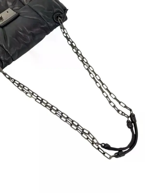 Prada 2013-2026 Nappa Bomber Flap Shoulder Bag - Black