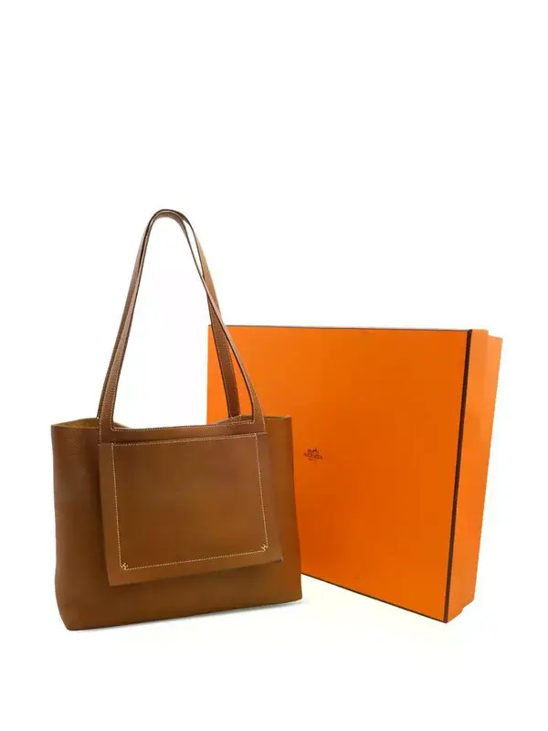 Hermès 2022 Clemence Cabasellier 31 Tote Bag - Brown