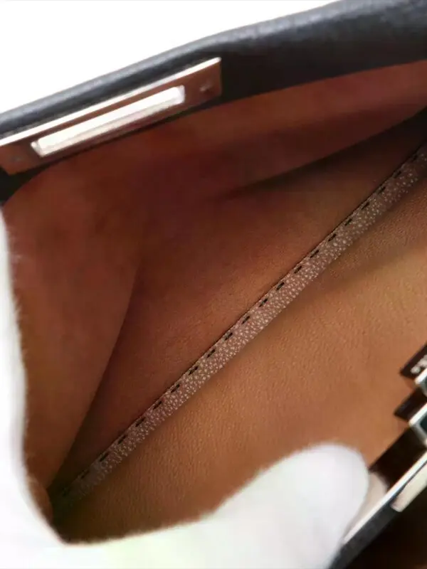 Fendi Medium Leather Selleria Peekaboo Iconic Satchel