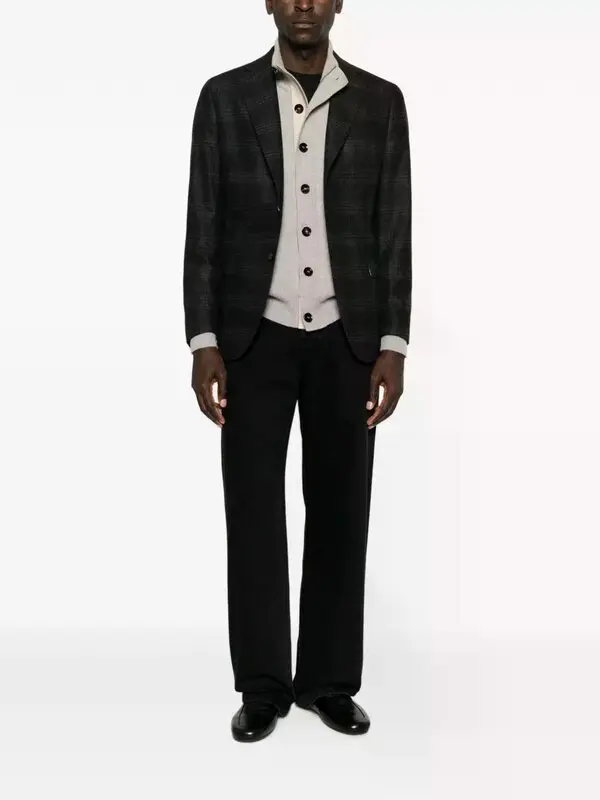 Eleventy Check-pattern Blazer