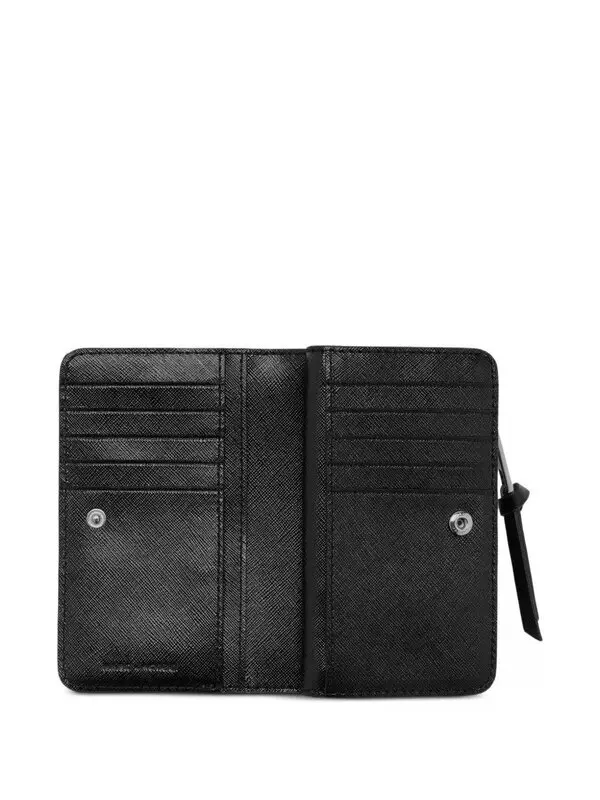 Marc Jacobs Snapshot Compact Wallet In Vintage Floral - Black
