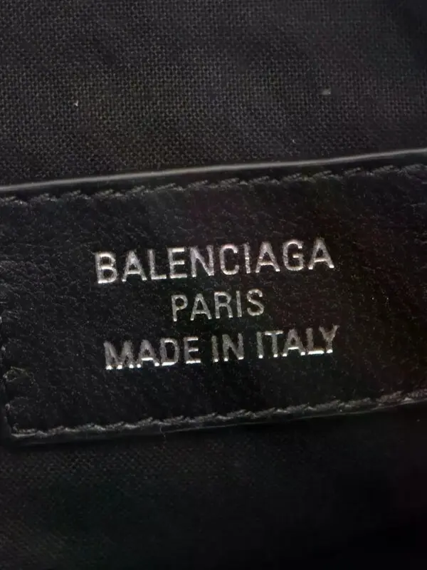 Balenciaga Leather Credit Camera Bag Crossbody