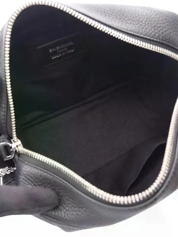 Balenciaga Leather Credit Camera Bag Crossbody