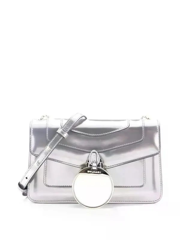 BVLGARI Serpenti Forever Leather Small Shoulder Bag