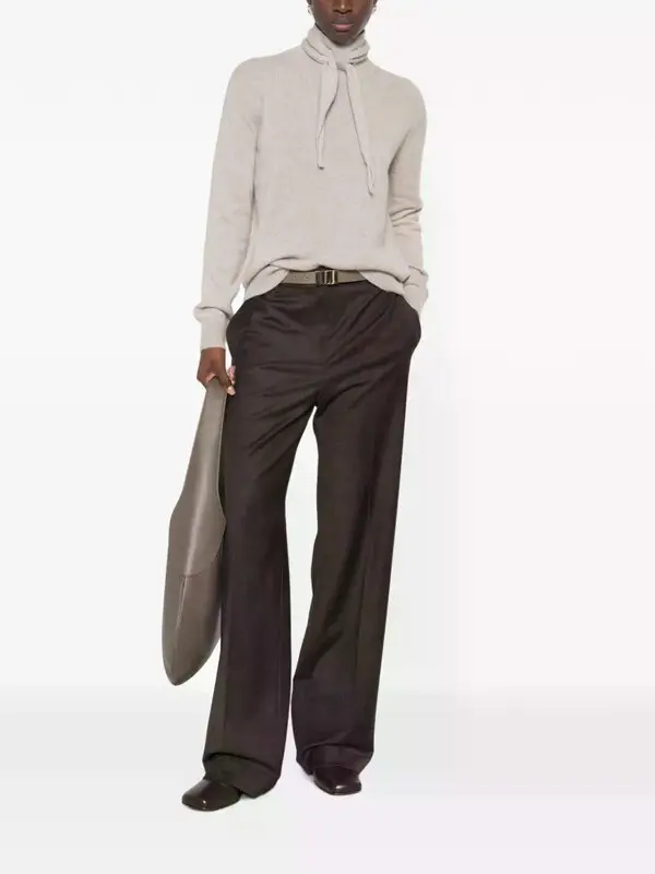 Antonelli Firenze Robinia Pressed-crease Wide-leg Trousers