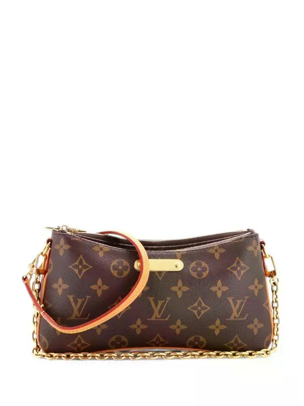 LOUIS VUITTON Liv Pochette Monogram Canvas Crossbody Bag - Brown