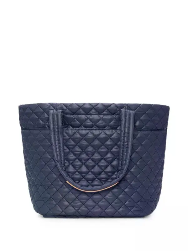 Mz Wallace Metro Deluxe Quilted Tote Bag - Blue