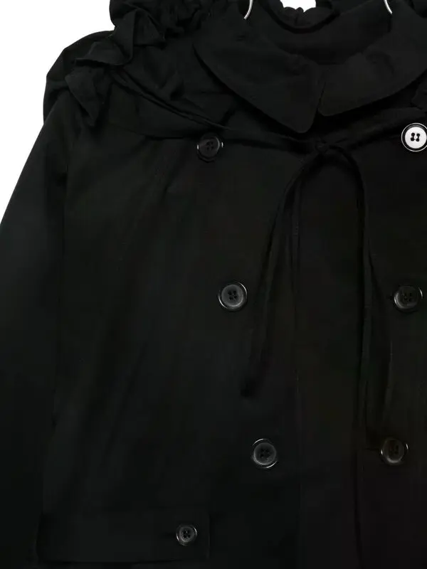 KNWLS Ruffled Hooded Jacket