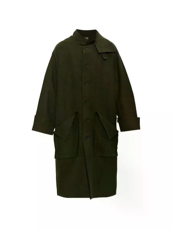 Yohji Yamamoto Stand-up Collar Coat